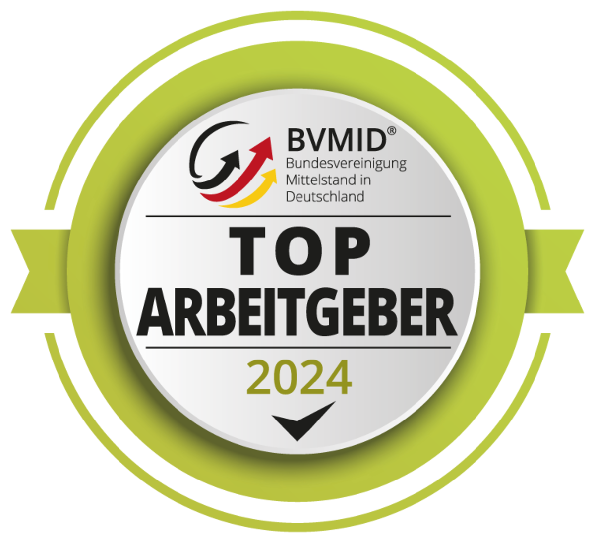 Wir sind Top Arbeitgeber 2024 bei der BVMID!